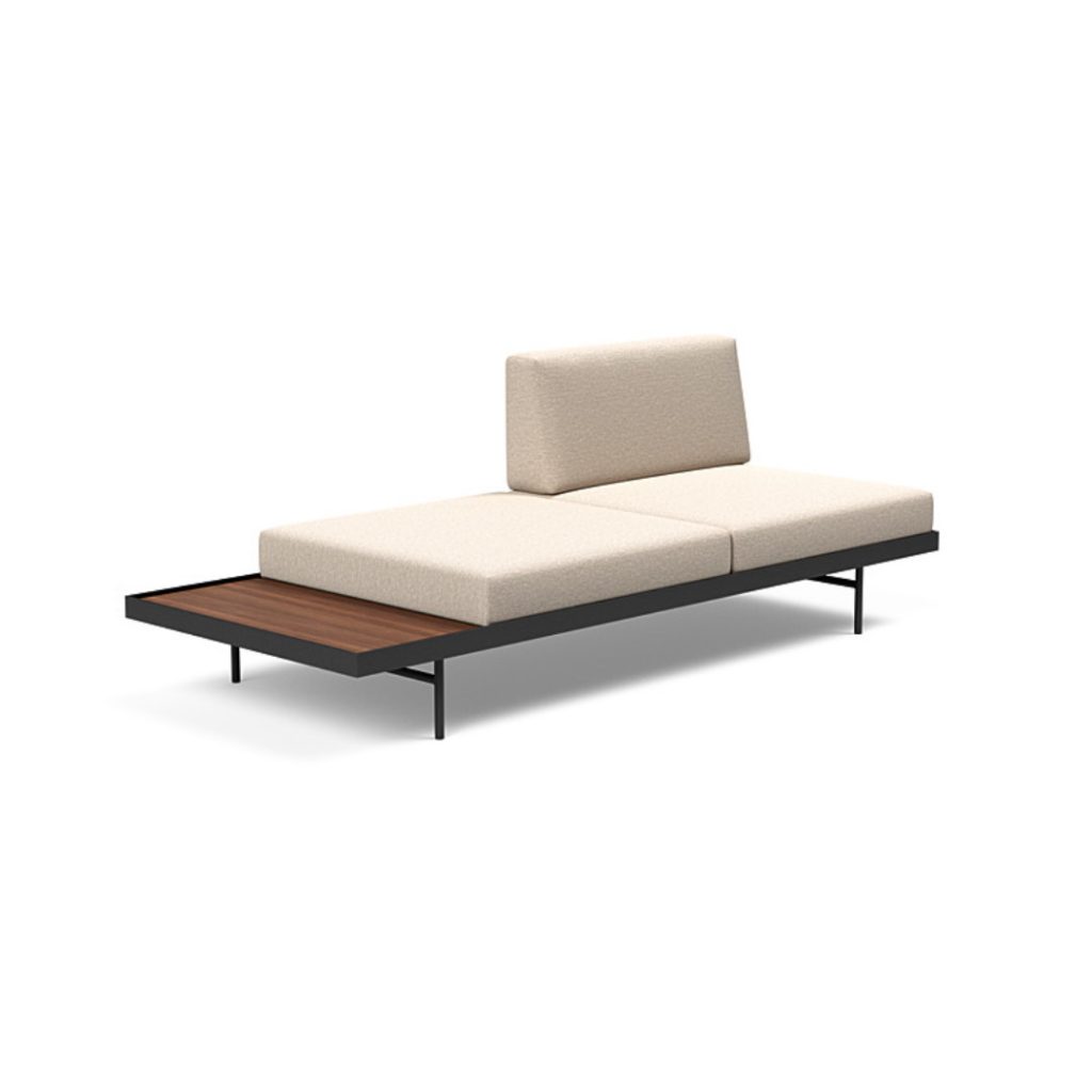 Puri Daybed With Walnut Table from Innovation Living | Sofa Bed Expert